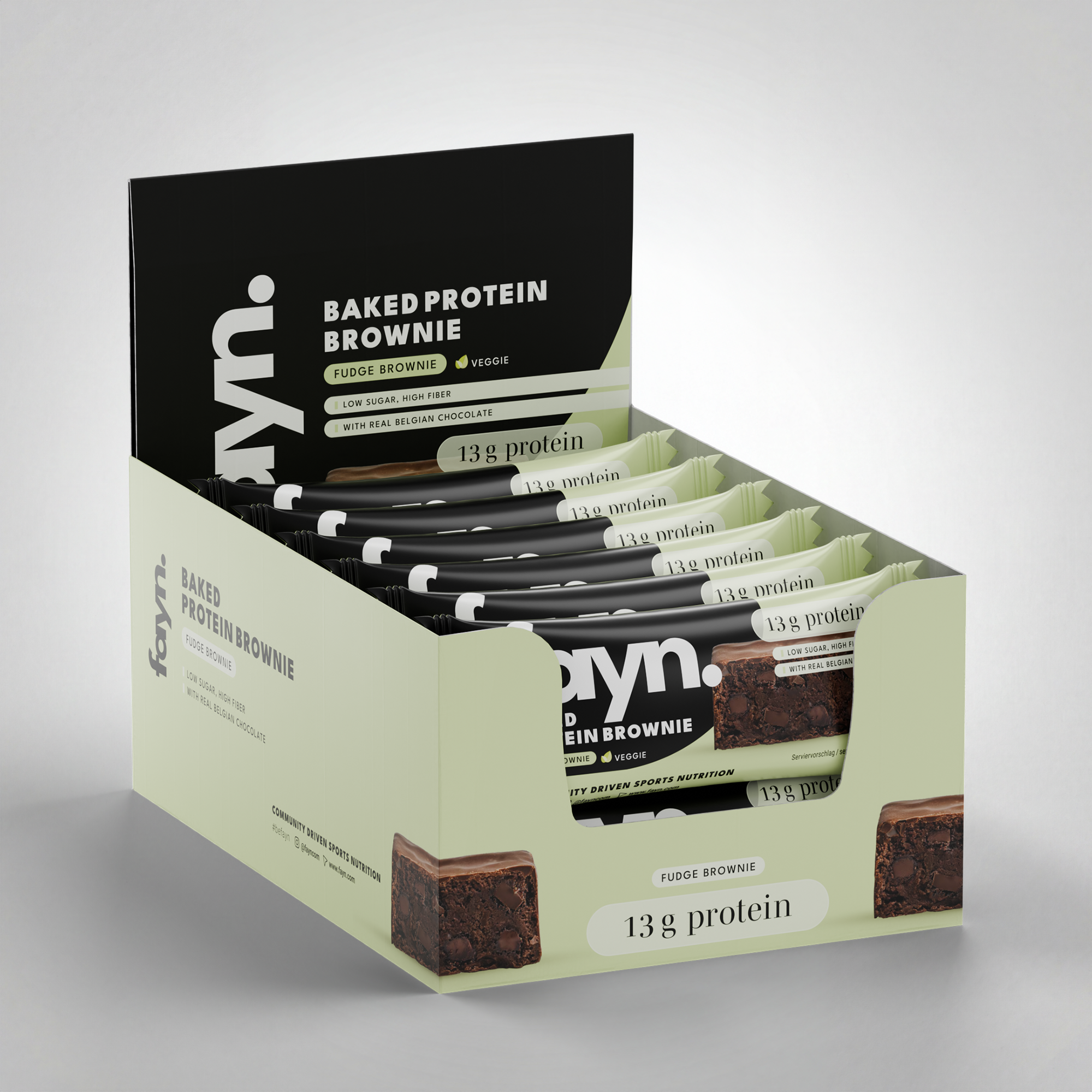 Baked Protein Brownie – fayn